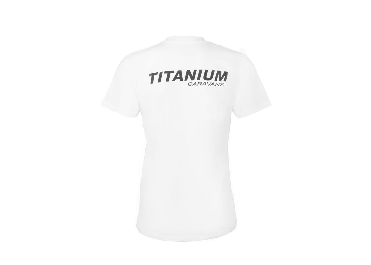 Unisex T-shirt White – Titanium Caravans Melbourne